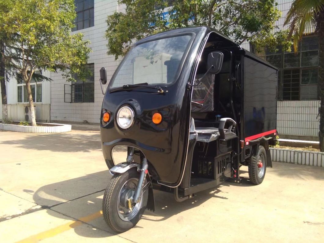 3 Wheel Motorcycles Cargo Tricycles with Closed Cabin
